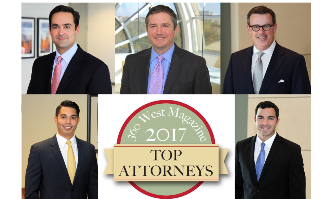 Five Fort Worth Attorneys Selected as Top Attorneys by 360 West ...